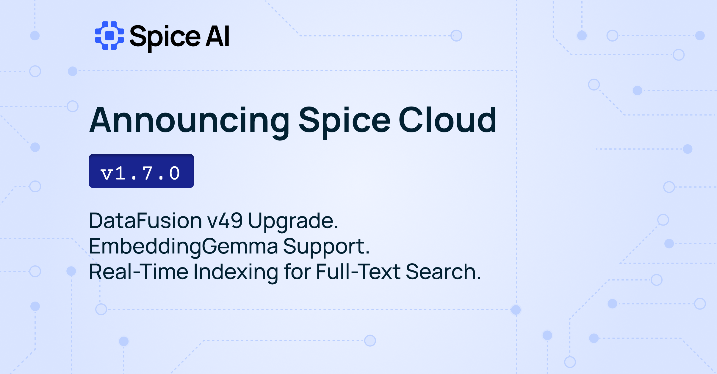 Spice.ai is now generally available! | Spice AI
